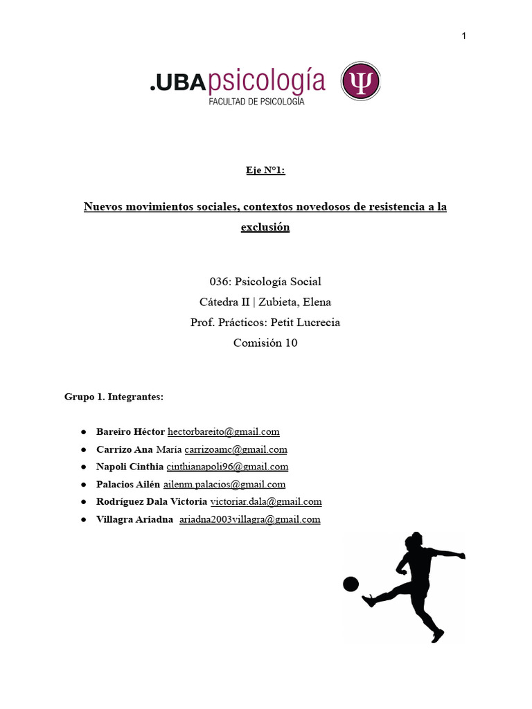 Psicología Social _ Eje 1 (2) | PDF