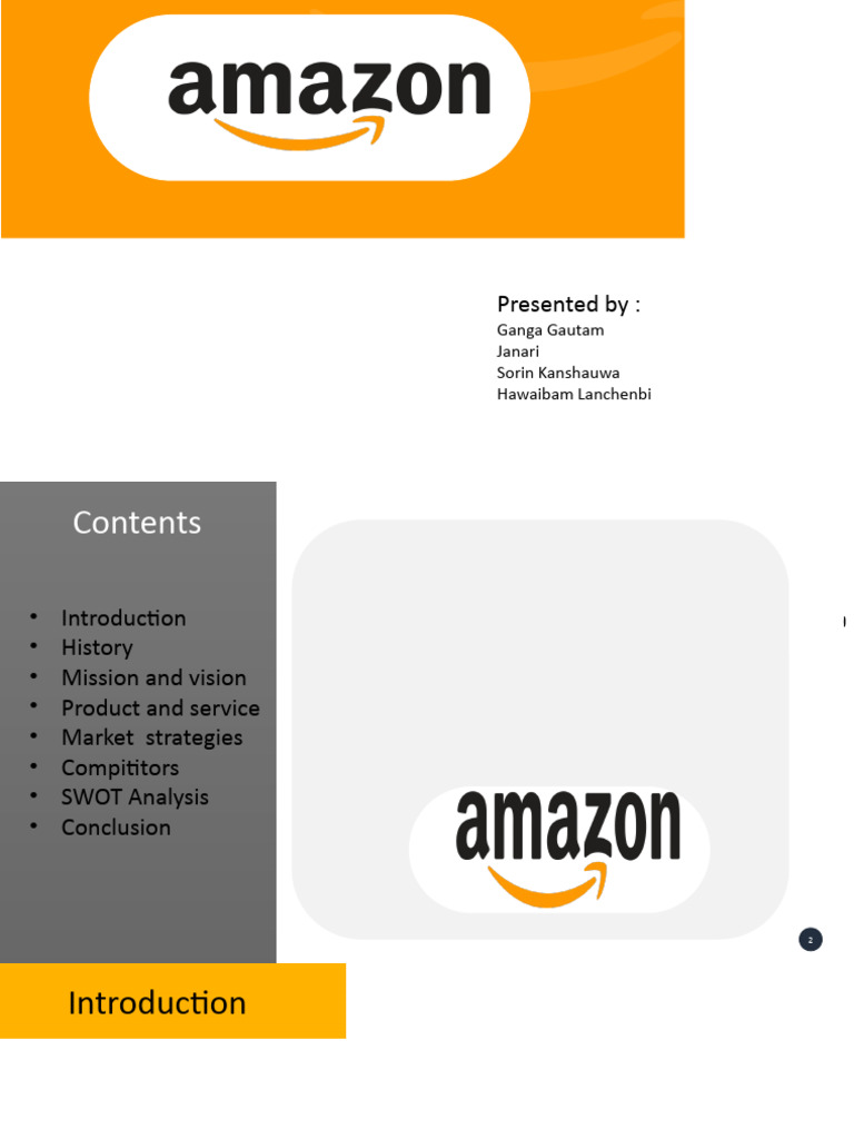 Amazon PPT Creative | PDF | Online Shopping | Retail