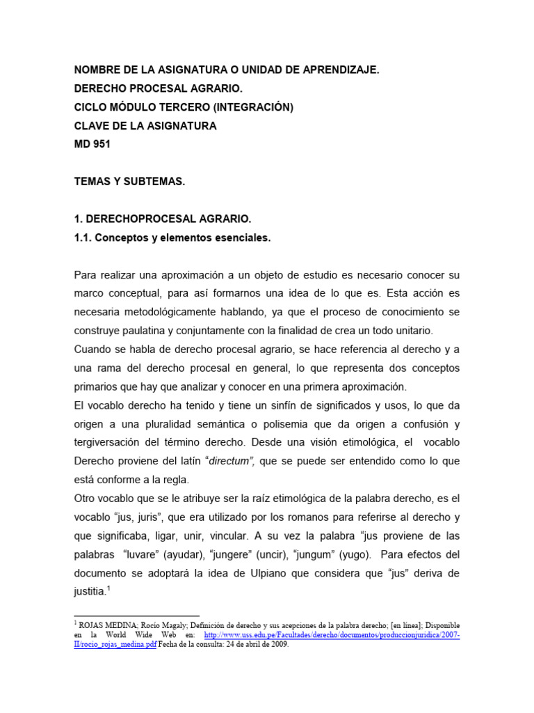 Derecho Procesal Agrario | PDF | Ley procesal | Dominio eminente