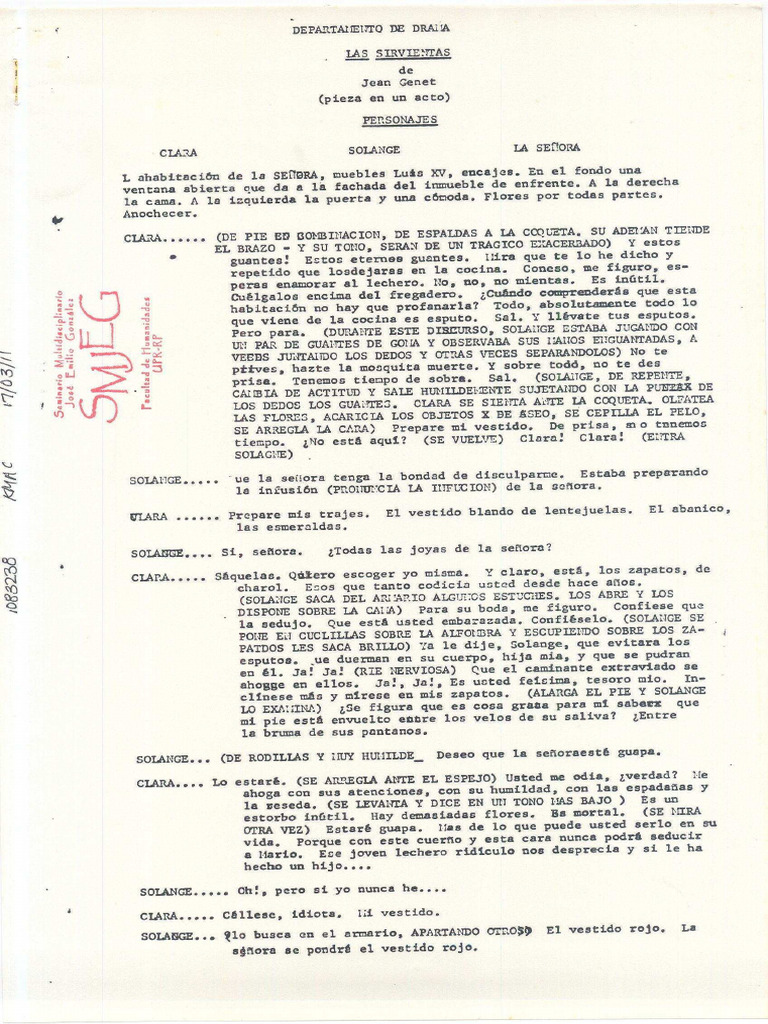 Las-Sirvienta de Jean Gener | PDF