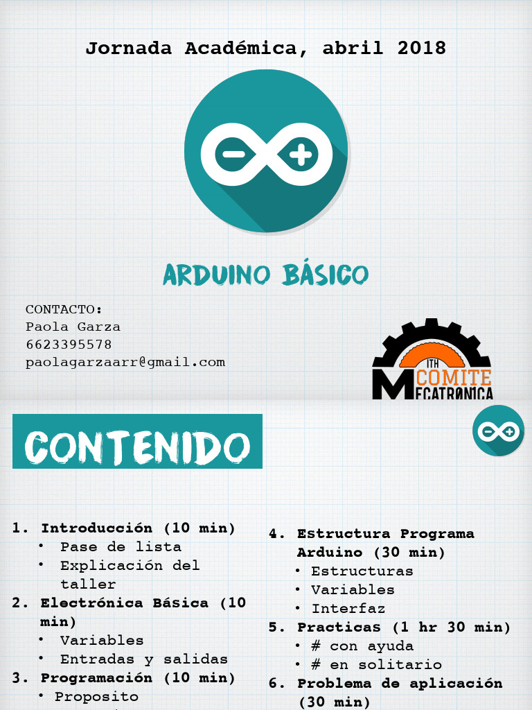 Taller Arduino PDF | PDF | Informática