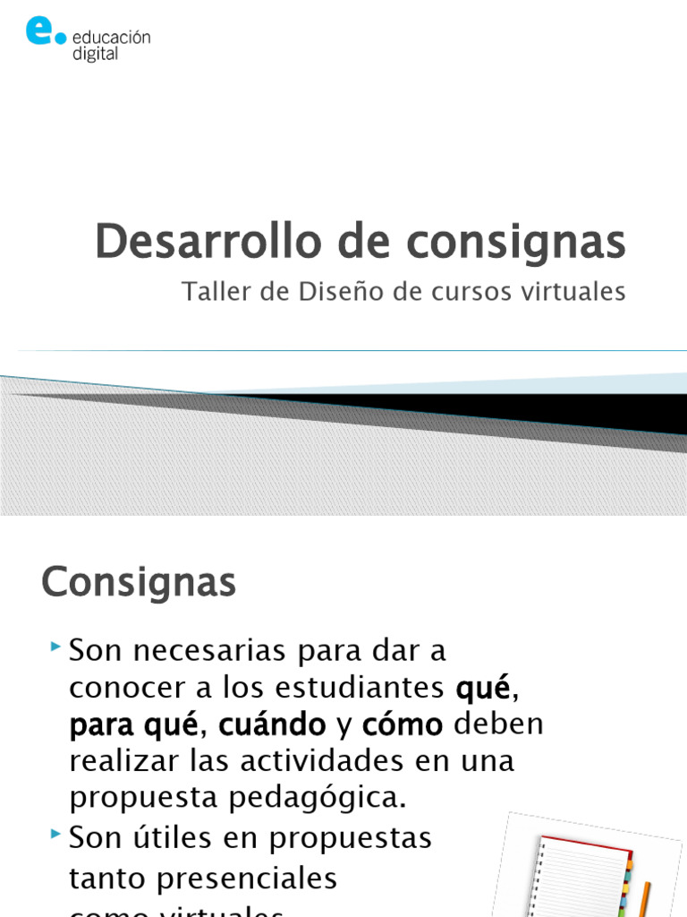 Desarrollo de Consignas | PDF | Enseñando | Evaluación