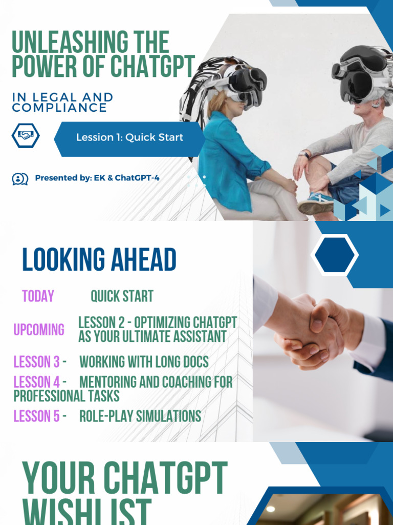 ChatGPT - Lesson 1 - Quick Start | PDF | Artificial Intelligence ...