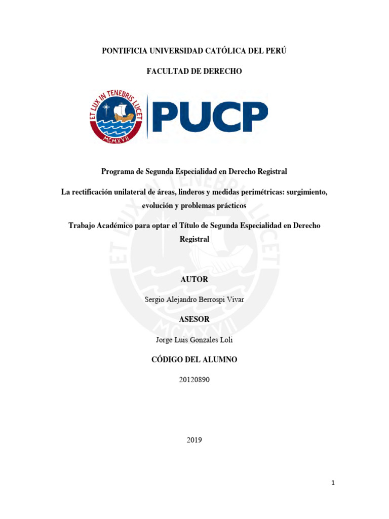 BERROSPI - VIVAR - SERGIO - ALEJANDRO Rect Unilateral | PDF | Propiedad ...