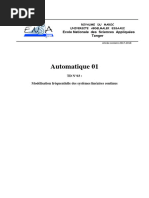 Cours d'Automatique : Asservissement Linéaire | PDF | Régulation ...