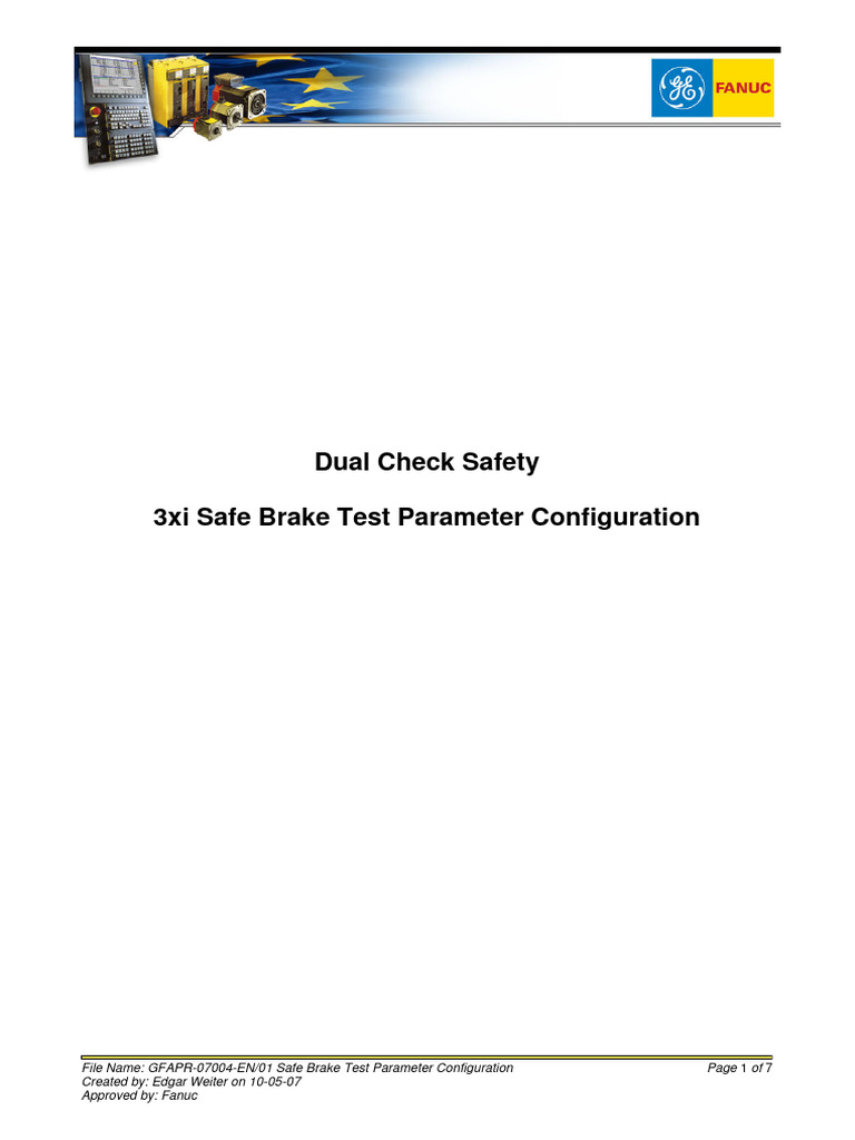 Safe Brake Test Configuration Guide | PDF | Safety | Risk