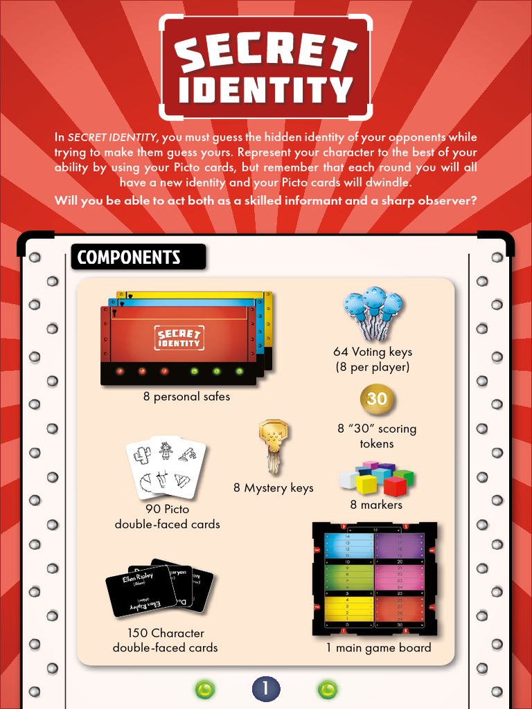 Secret Identity Rules | PDF