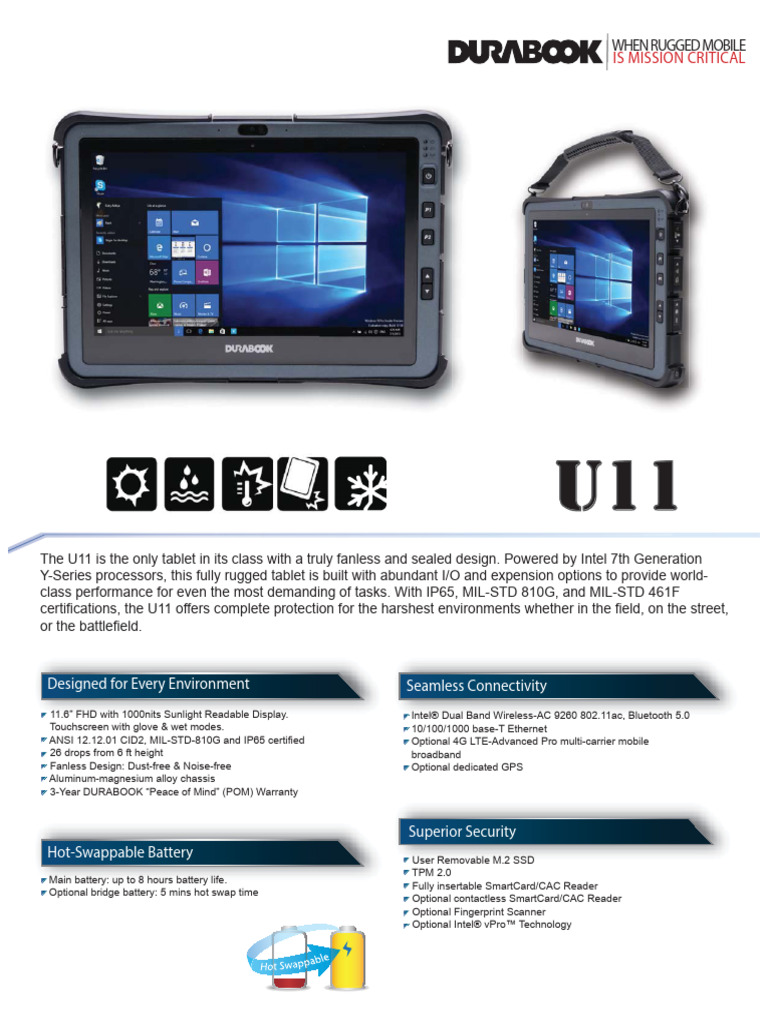 Durabook U11 | PDF