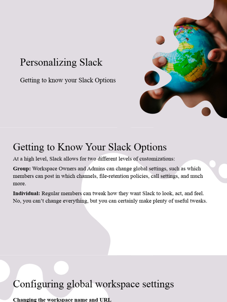 Ch8-Personalizing Slack | PDF | Menu (Computing) | Icon (Computing)