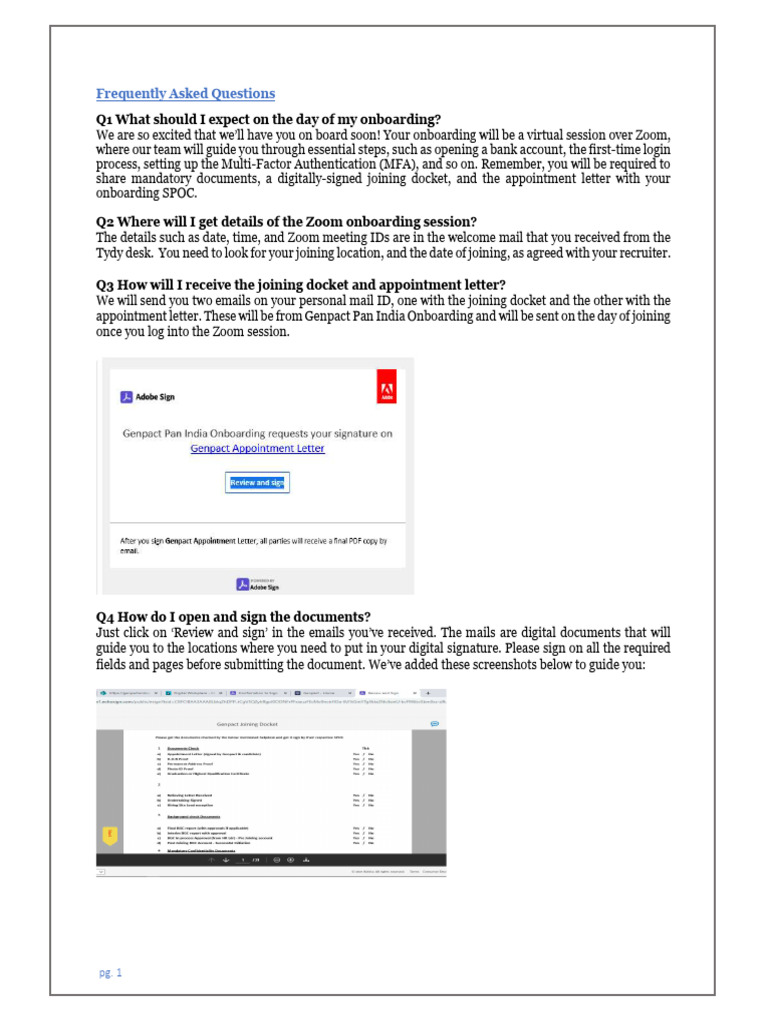 Onboarding FAQ-S | PDF | Business