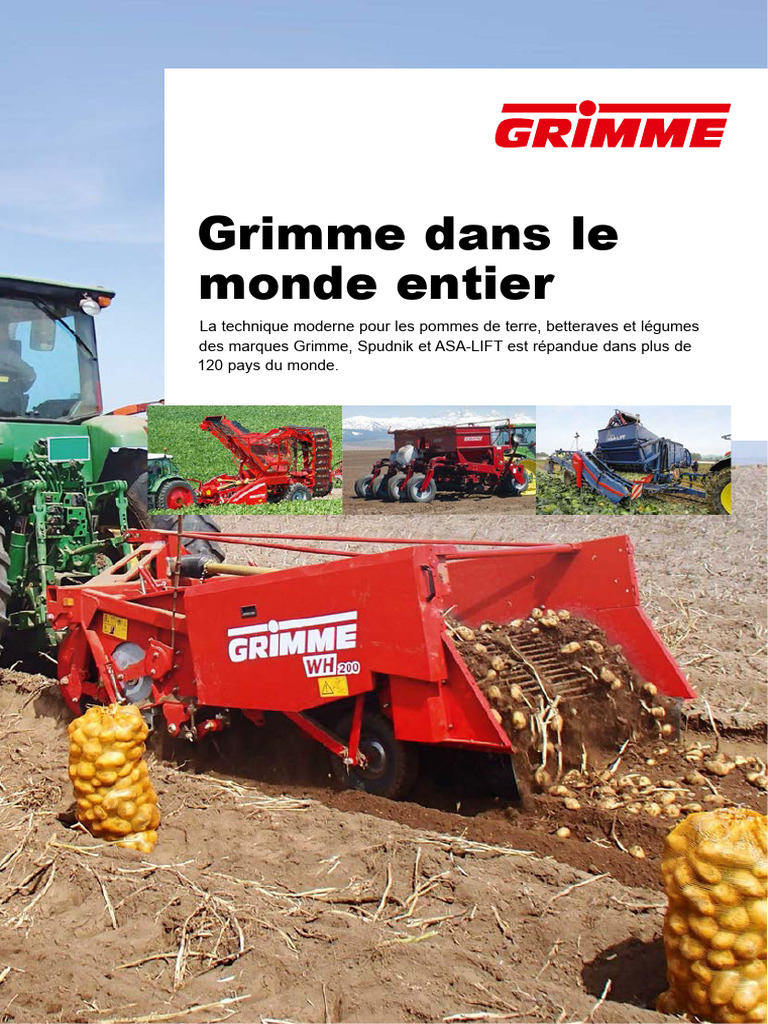 Grimme : Leader en machines agricoles | PDF | Légumes | Cultures