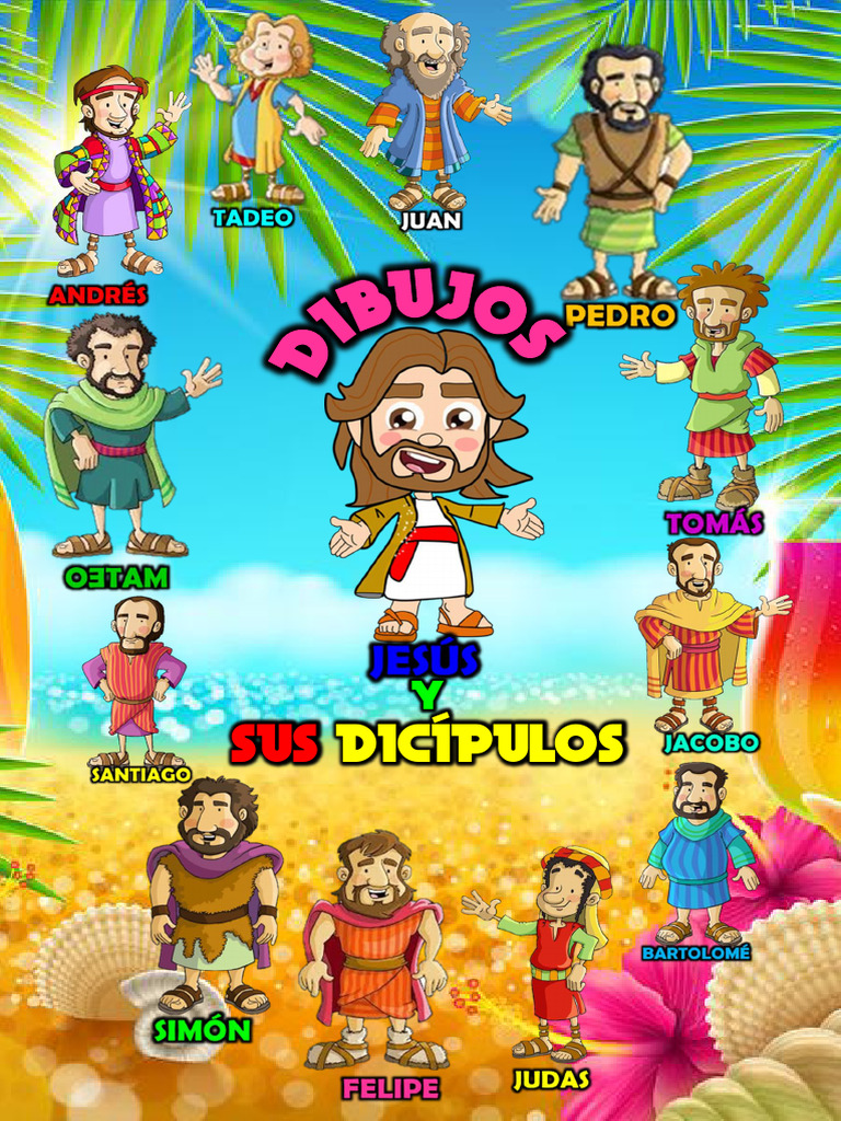 Dibujos de Jesús Con Sus Discípulos-1 | PDF