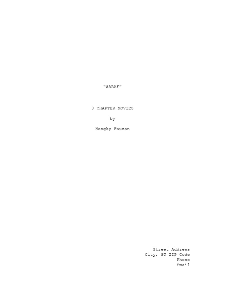 0 Saraf Draft 1 | PDF