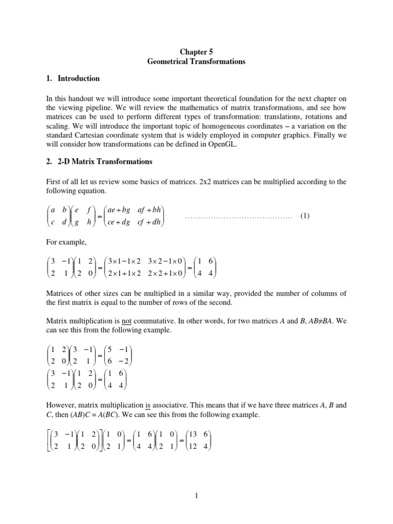 Chapter 5 Computer Graphics Pdf Cartesian Coordinate System 2 D Computer Graphics 