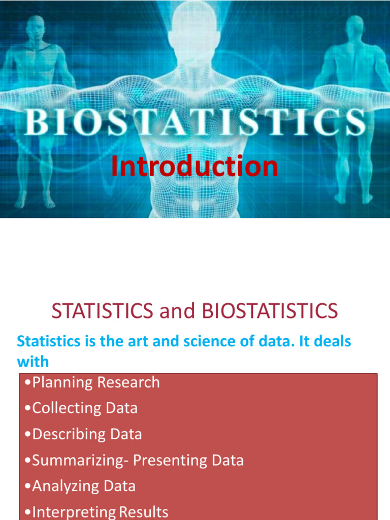 1 - Introduction To Biostatistics | PDF | Statistics | Data