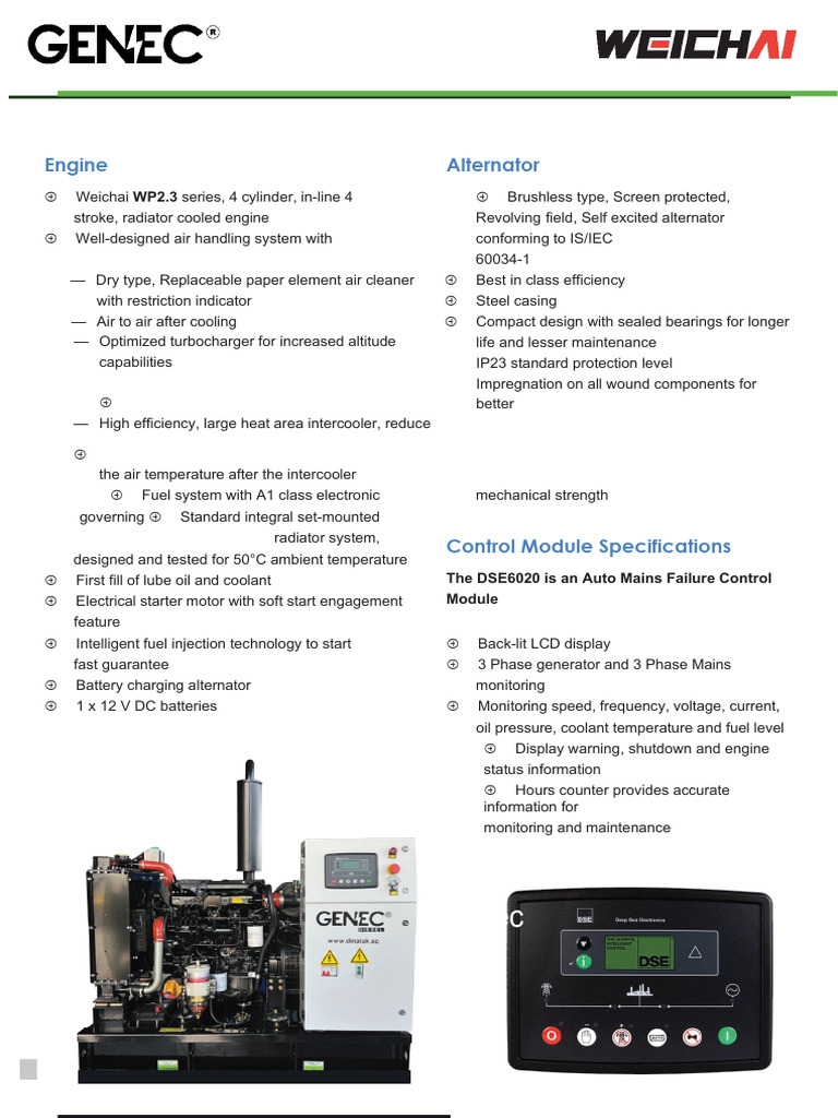 Genec W35 | PDF | Engines | Propulsion