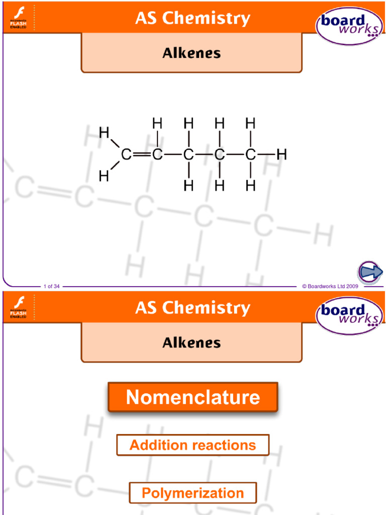 Alkenes 2023 | PDF | Alkene | Isomer