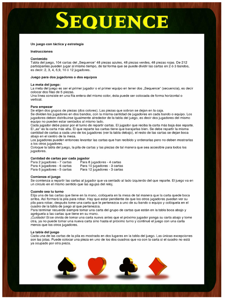 Sequence Reglas | PDF