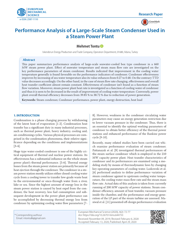 10 26701-Ems 644733-1070465 | PDF | Heat Exchanger | Power Station