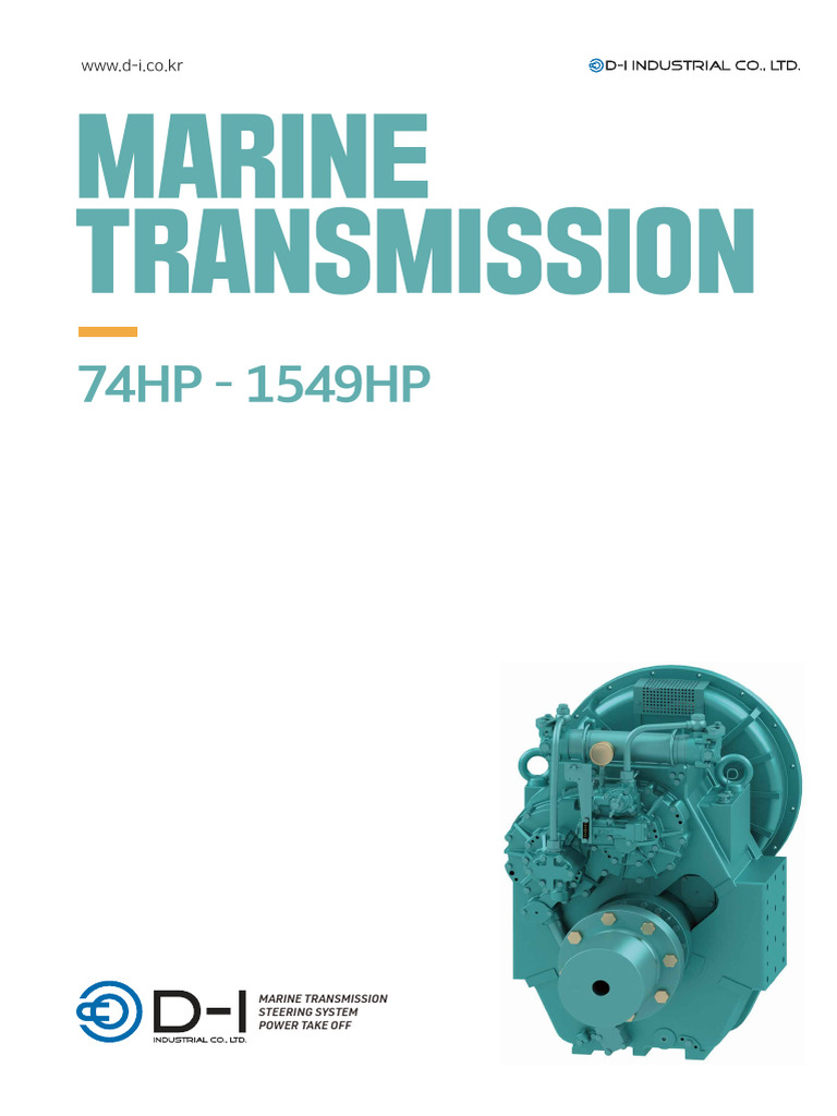Dong I Marine Transmission | PDF | Horsepower | Mechanical Engineering