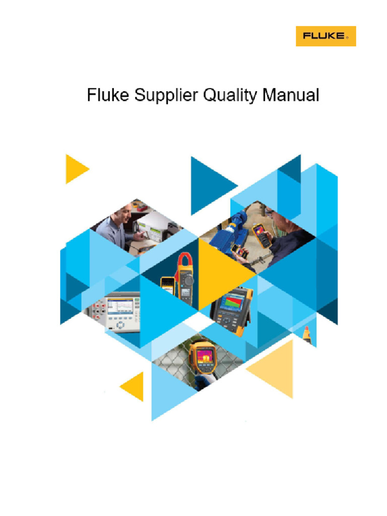 Fluke Supplier Quality Manual | PDF