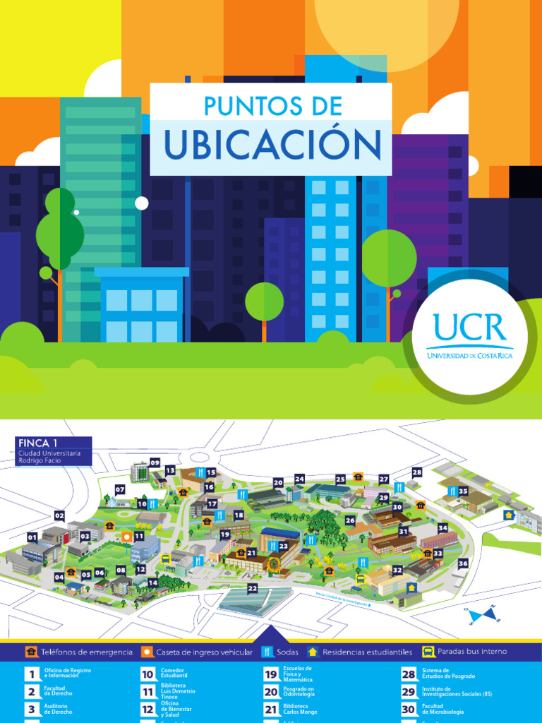 Mapa de Instalaciones UCR y Facultades | PDF | Science