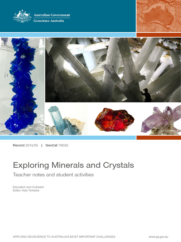 Exploring Minerals and Crystals Notes | PDF | Minerals | Crystal
