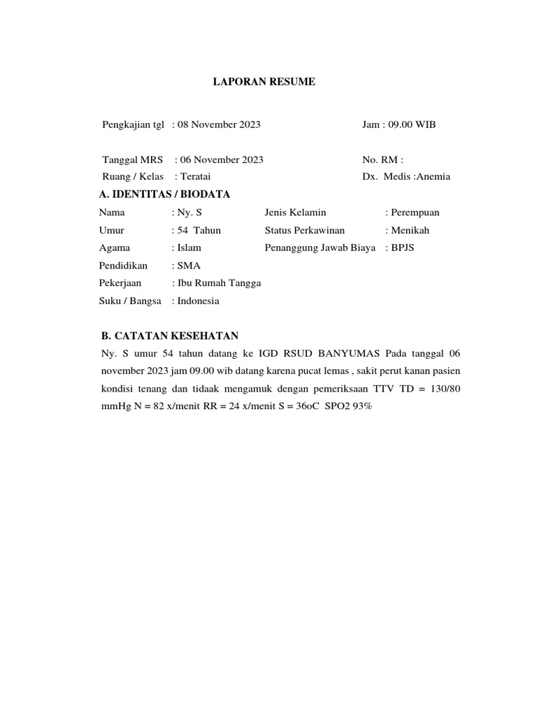 Resume Anugrah Pratama New | PDF