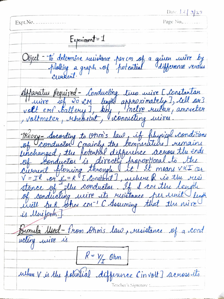 Physics Practical | PDF