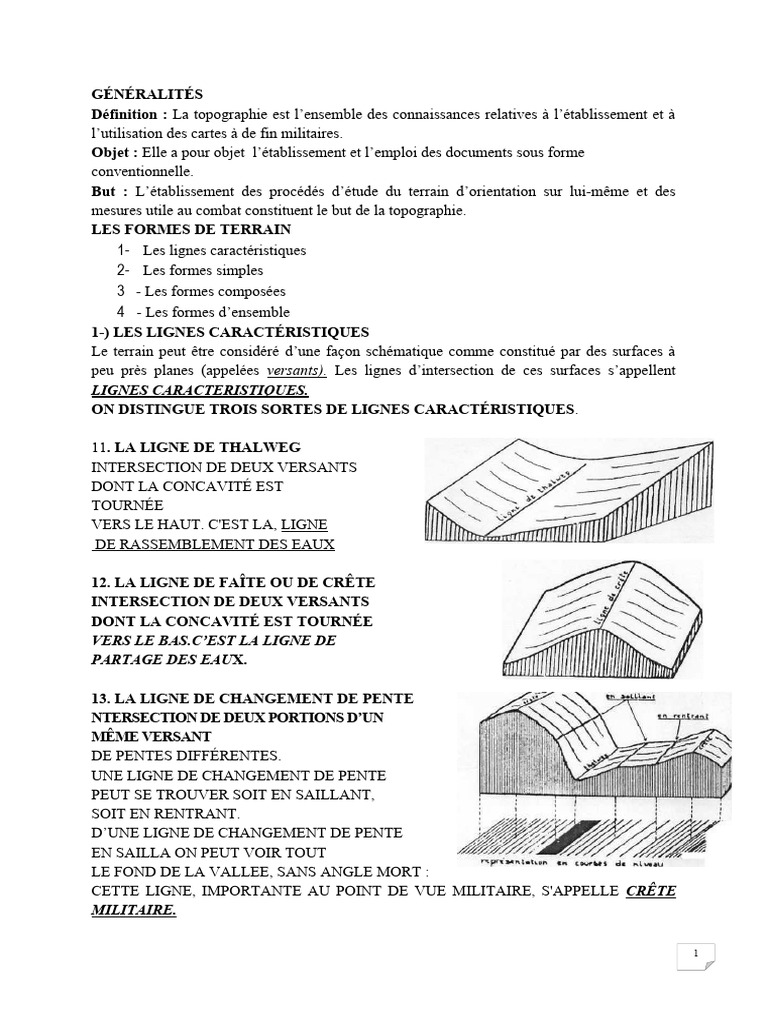 Introduction à la topographie militaire | PDF | Boussole | La navigation
