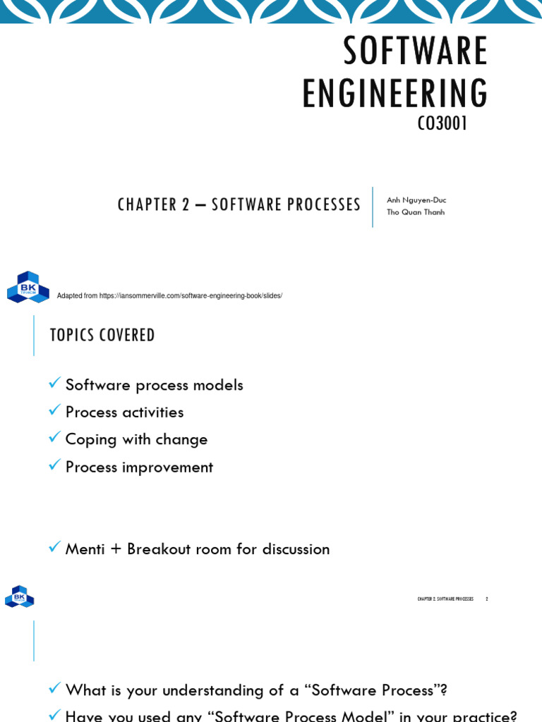02 Ch2 Software Processes 2023 | PDF