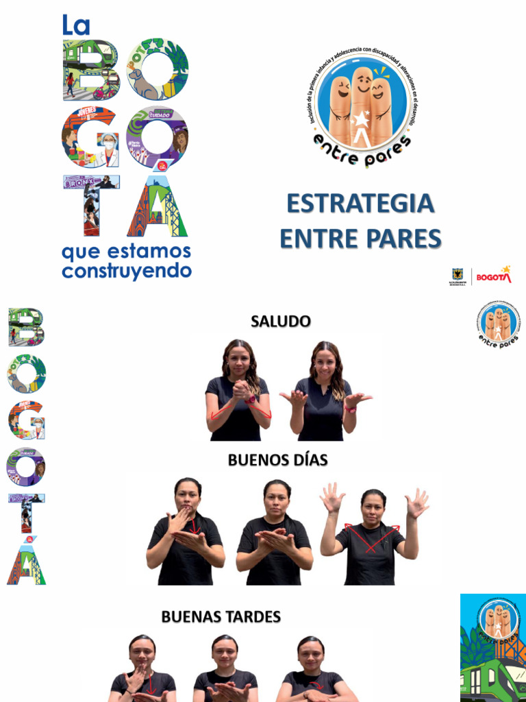 Saludos en Lengua de Señas | PDF | Salud y bienestar | Estilo de vida