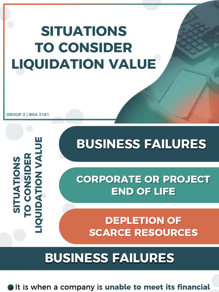 Situations-to-Consider-Liquidation-Value | PDF