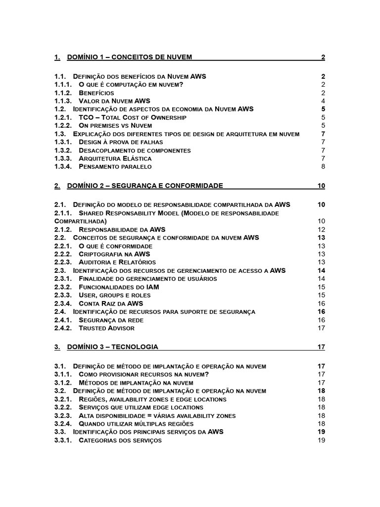 Aws Estudo | PDF | Tecnologia e Engenharia