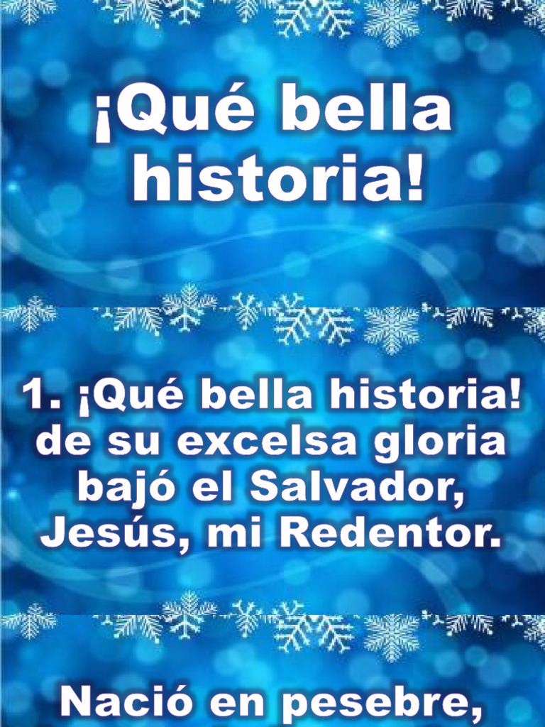 Qué Bella Historia | PDF