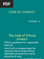 CECE Code of Ethics and Standards of Practice For RECEs in Ontario ...