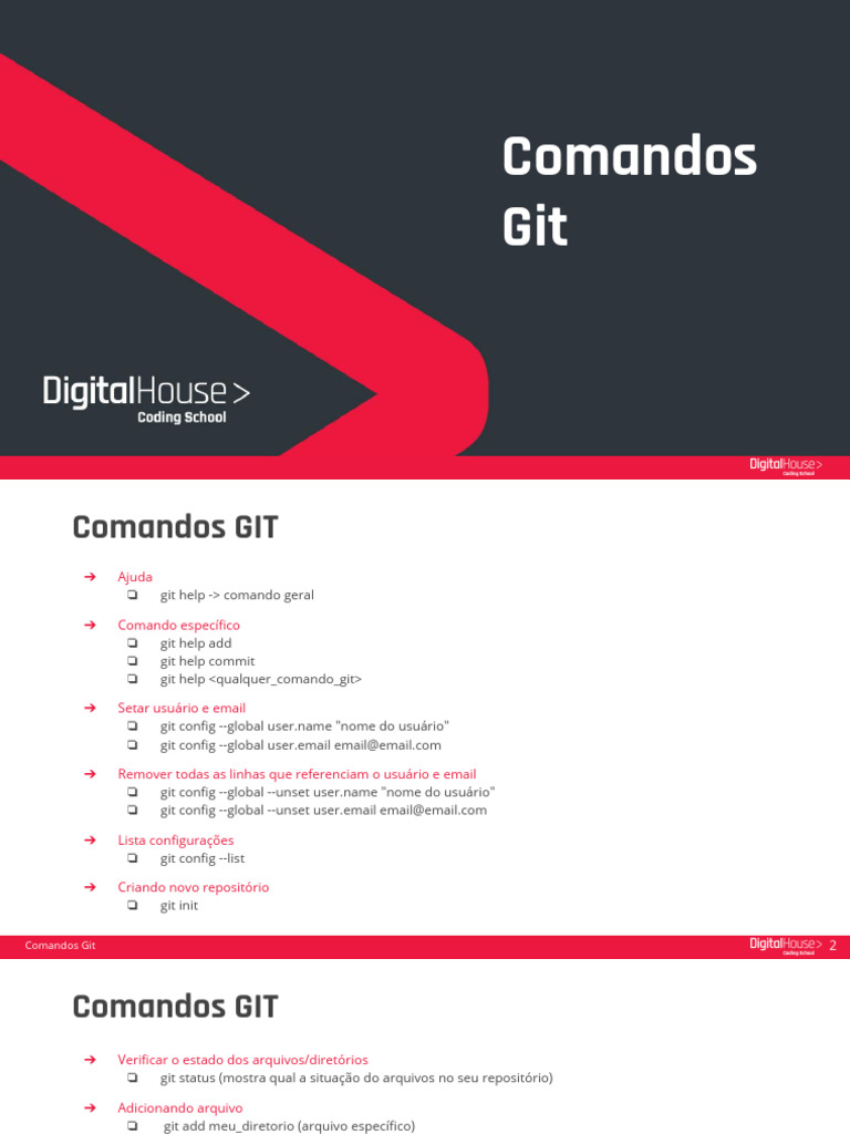 Modulo - 3 - Comandos - Git Tutorial Veja | PDF | Informática | Programas