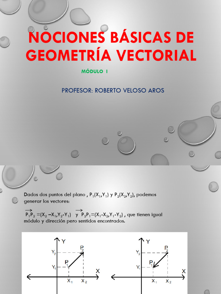 Módulo I Geometría Vectorial | PDF | Espacio vectorial | Norma ... Módulo I Geometría Vectorial | PDF | Espacio vectorial | Norma ...