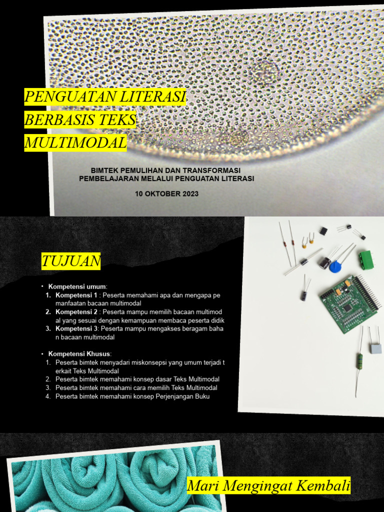 Penguatan Literasi Berbasis Teks Multimodal | PDF | Seni & Disiplin Bahasa