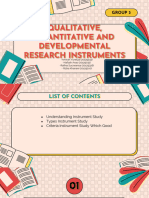Types of Research Instruments | PDF