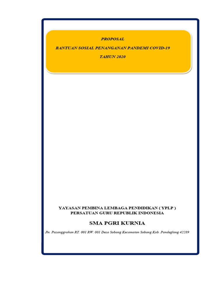 Permohonan Bantuan Sanitasi Sekolah | PDF | Bisnis | Sains & Matematika