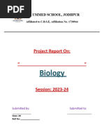 Chemistry Project Cover Page Template | PDF