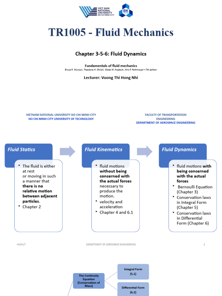 Chapter 3 5 6 Fluid Dynamics Part 1 | PDF