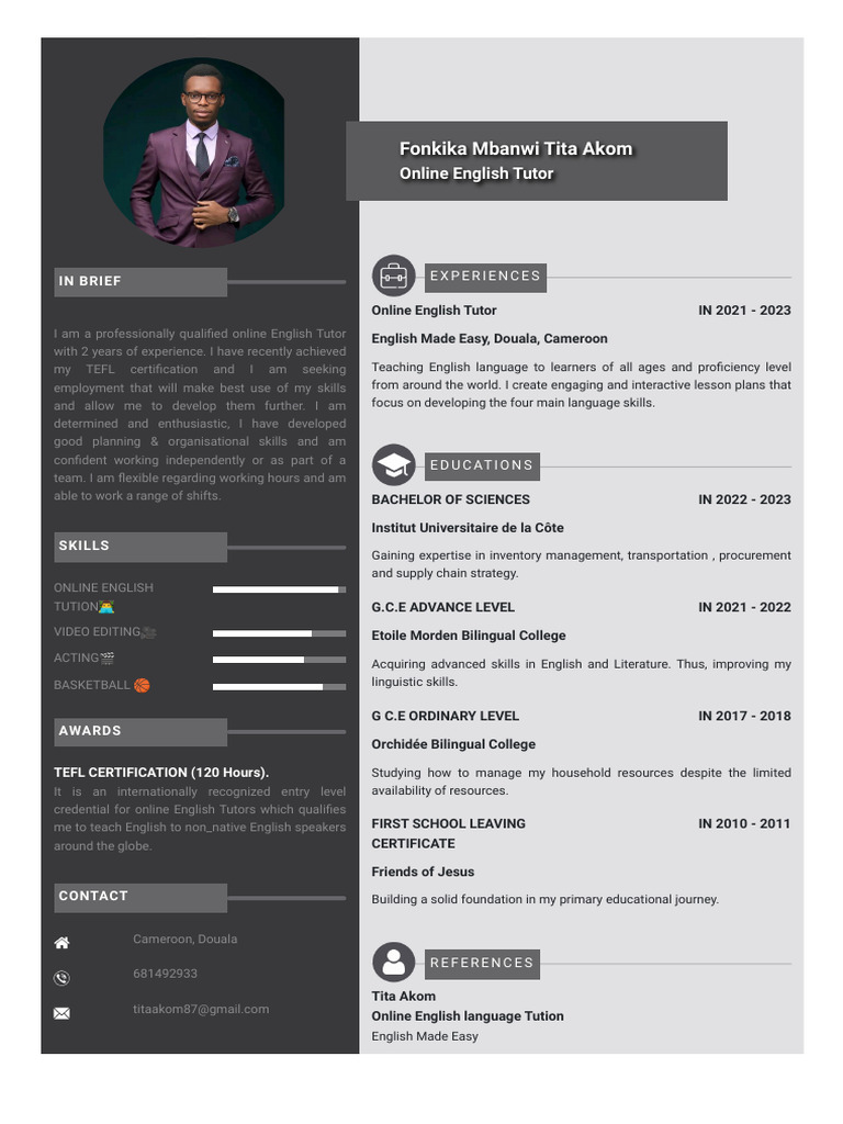 Fonkika Mbanwi Tita Akom | PDF