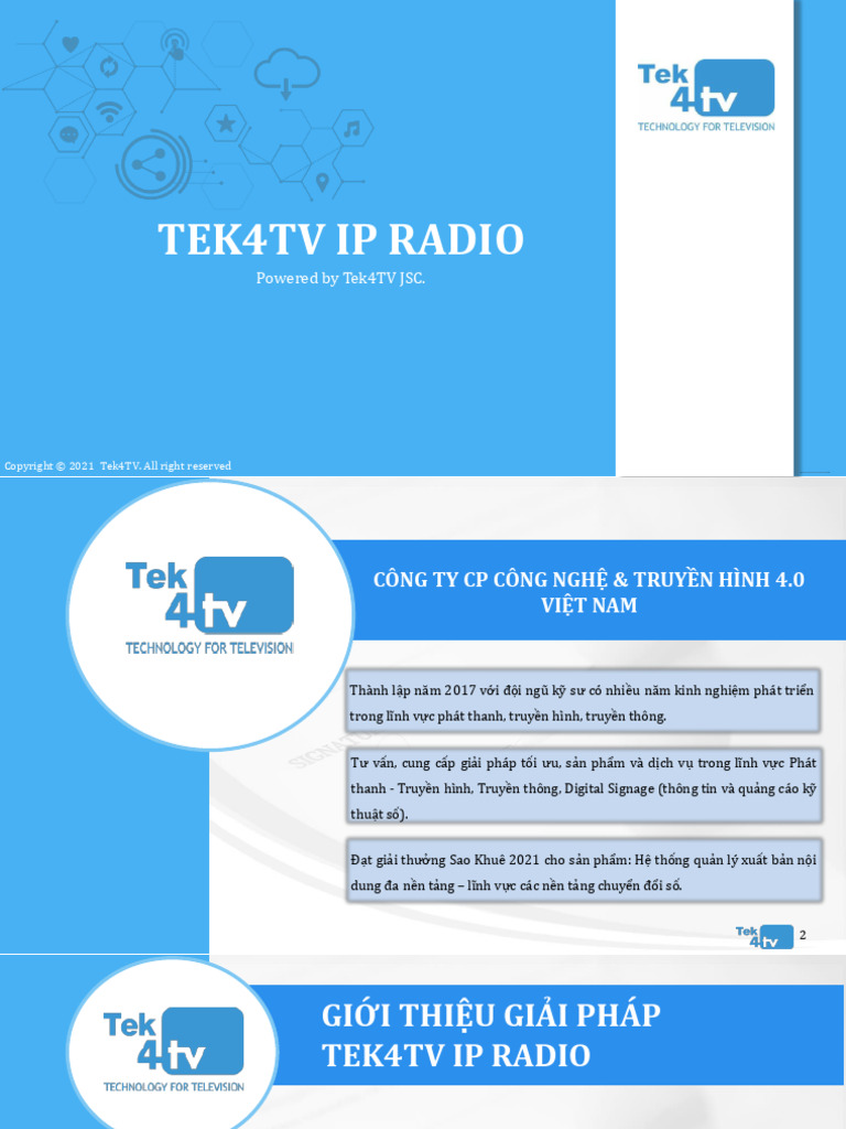 Tek4TV IP Radio | PDF