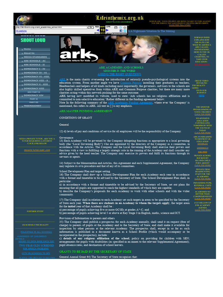 ARK: How Deep Is The Epstein Relationship With Absolute Return For Kids, (ARK) ? | PDF