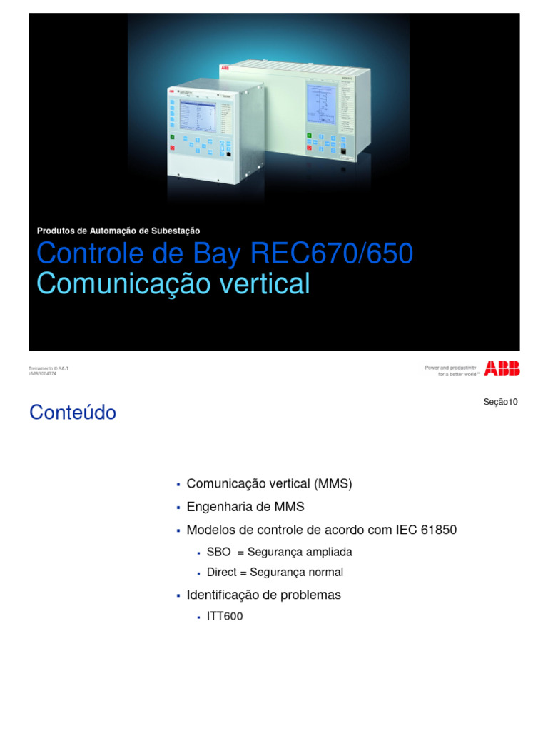 Comunicação Vertical IEC 61850 em Subestações | PDF | Dados | Scada