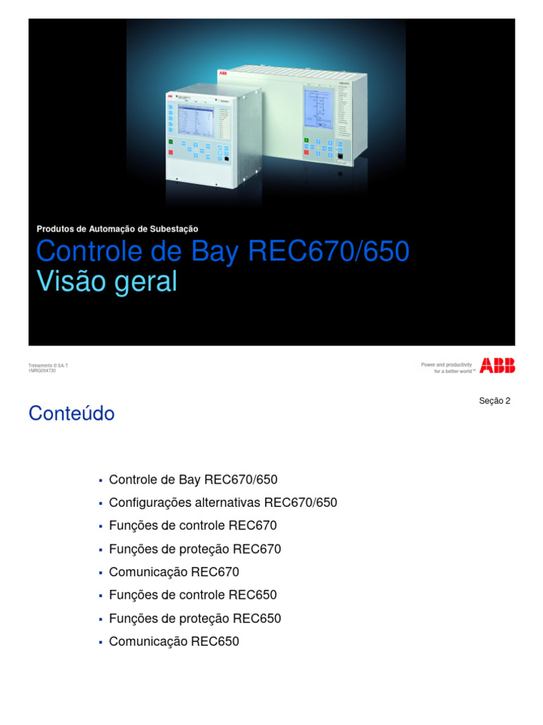 02-P660 REC670 REC650 Overview | PDF | Engenharia da Computação ...