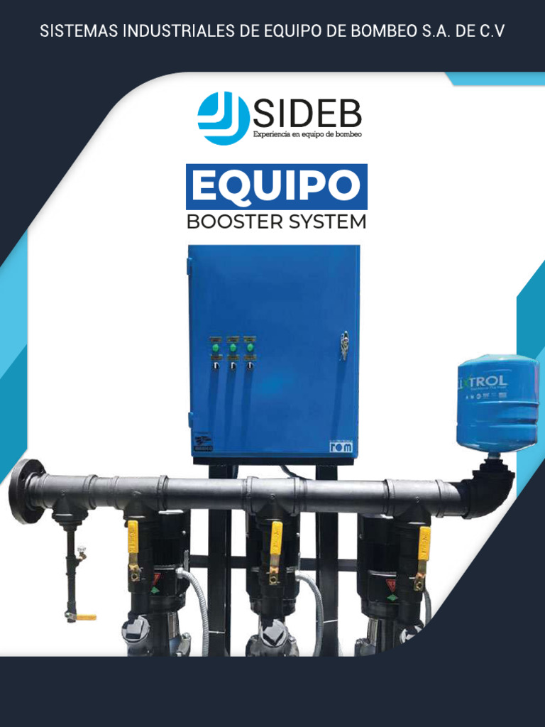 BOOSTER SYSTEM SIDEB FICHA TECNICA - Compressed | PDF