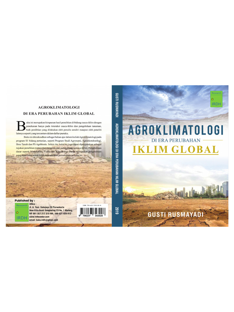 Agroklimatologi Di ERa Perubahan Iklim Global | PDF